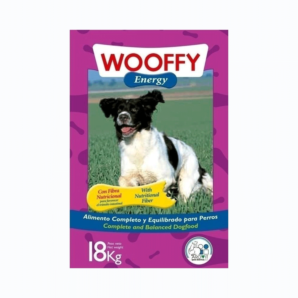Wooffy Energy Ξηρά Τροφή Σκύλων 18kg - PAPSHOP.gr