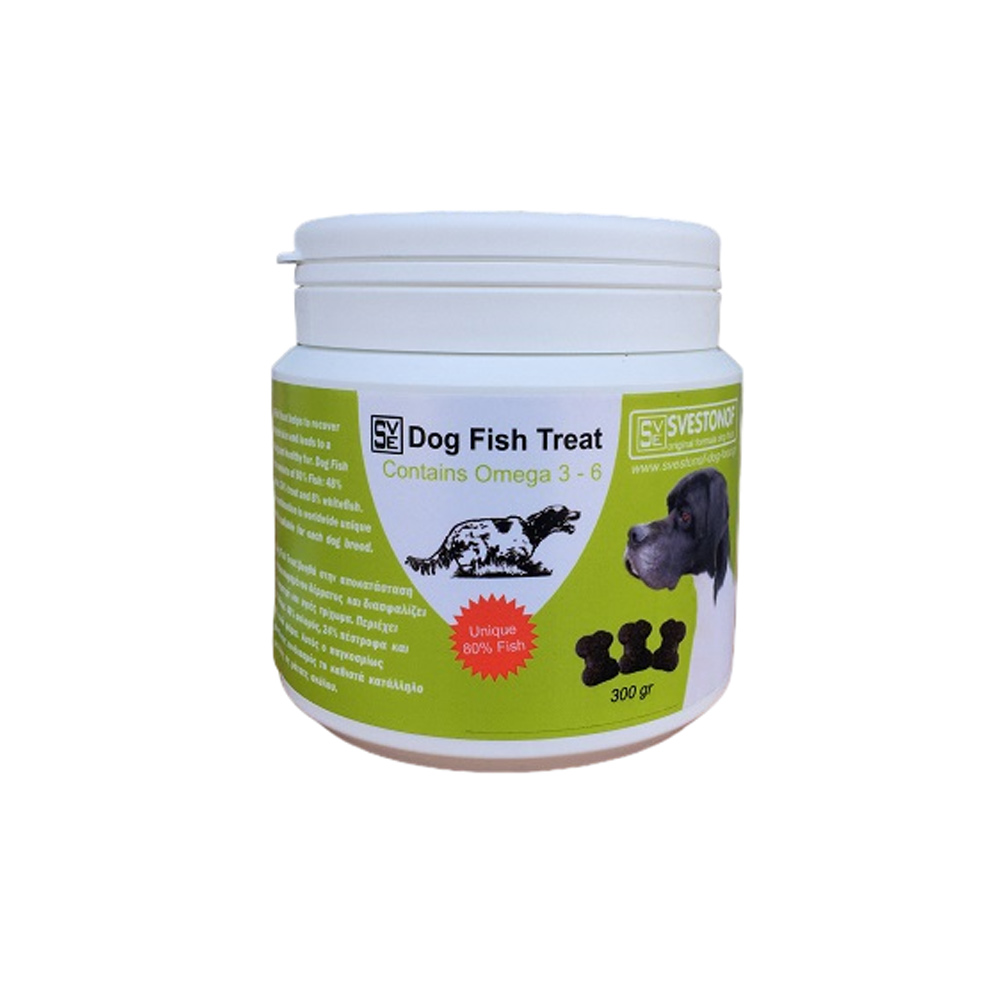 Svestonof Dog Fish Treat Συμπλήρωμα διατροφής σκύλου 300gr - PAPSHOP.gr