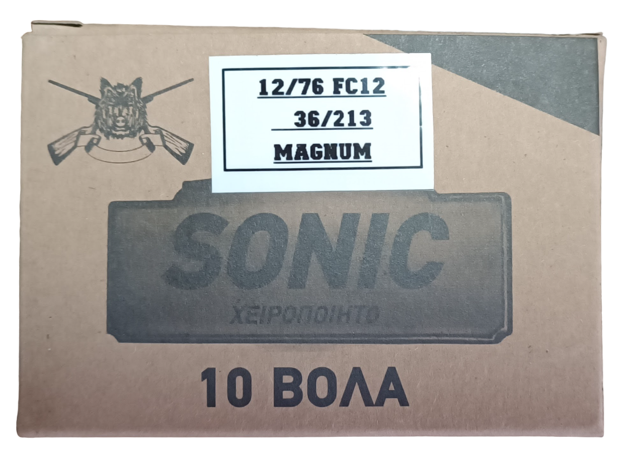 Sonic FC12 cal12 76mm 36gr 5τμχ 10βολο - PAPSHOP.gr
